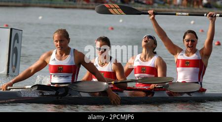 Germany's, from left to right, Carolin Leonhardt, Silke Hormann, Tanja ...