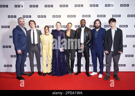 Trystan Gravelle bei einem Fototermin für die neue BBC-Drama-Serie ...