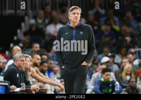 Minnesota Timberwolves head coach Chris Finch in the second half of ...