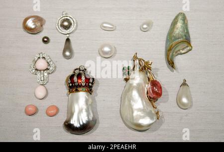The Pearl of Asia, part of an exhibit The Allure of Pearls, is shown at ...
