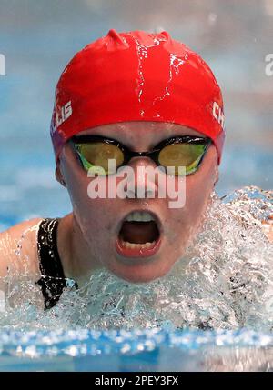 Ellie Challis aus Großbritannien im Medley-SM3-Finale der 150m ...