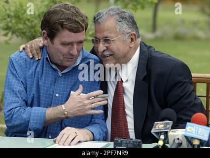 Retired US general Jay Garner, left, who will run post-war Iraq ...