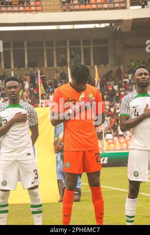 Nigerias Spiel „Super Eagles vs Guinea Bissau“ während der Qualifizierungen des Africa Cup of ...