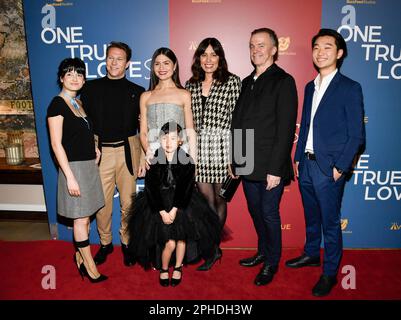 Oona Yaffe, left, Luke Bracey, Phillipa Soo, Oceana Matsumoto, Michaela Conlin, Michael O'Keefe ...
