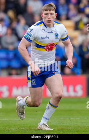 Josh Thewlis #2 of Warrington Wolves während des Spiels der Betfred ...