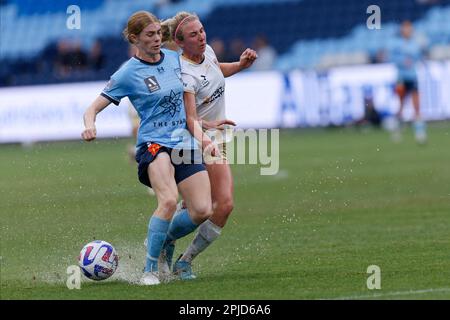 Cannon Clough aus Newcastle tritt am 1. April 2023 im Allianz Stadium ...