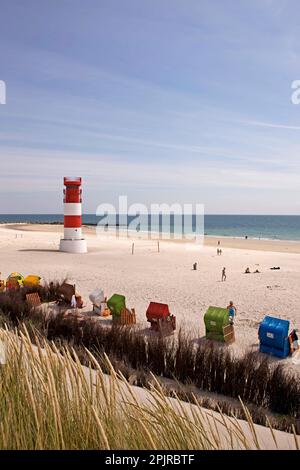 Strandkorb, Duene (Düne), Helgoland, Schleswig-Holstein, Deutschland ...