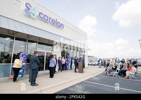 IMAGE DISTRIBUTED FOR CARELON CARE CENTER - Attendees celebrate the ...