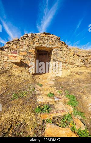 Spanien, Kastilien und León, Faramontanos de Tabara, Dorf auf der Via ...