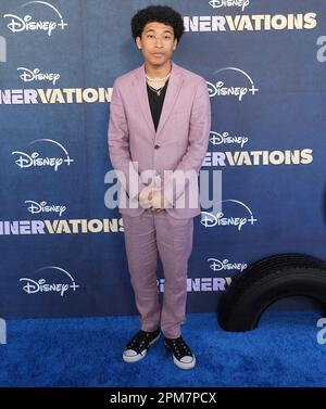 Adrian Lyles trifft am Dienstag, den 11. April 2023, im Regency Village ...