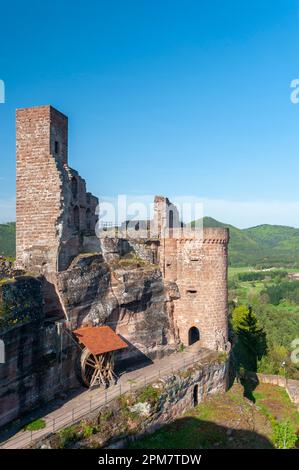 Schloss Burg Altdahn, Grafendahn und Tanstein Schloss, Schloss Gruppe ...