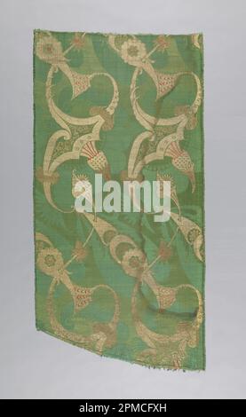 Textil; Seide, Metallfäden; Warp x Weft: 36,5 x 52 cm (14 3/8 x 20 1/2 ...