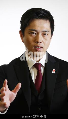 Hirofumi Yoshimura, a Japanese politician serving as the Governor of ...