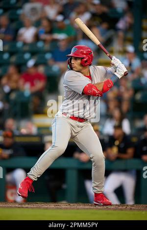 Clearwater Threshers Gabriel Rincones Jr. (45) bats during a MiLB ...