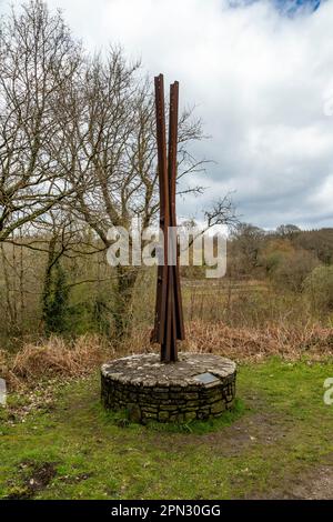 Mushet Memorial, Dark Hill Iron Works. Ein Denkmal für Robert Mushet ...