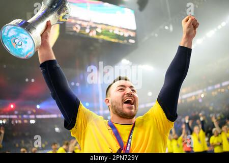 Jubilation Jannik KOHLBACHER (RNL) final, Rhein-Neckar Loewen (RNL) vs ...