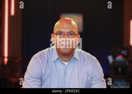 Samuel Meffire bei der Aufzeichnung der WDR-Talkshow „Kölner Treff“ im ...