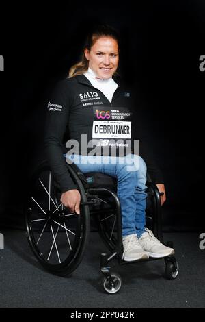 Catherine Debrunner während einer Pressekonferenz im TCS London ...