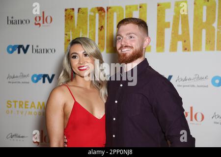 Sydney, Australien. 21. April 2023 Henny Moody, Bec Laidlaw, Natty Zach ...