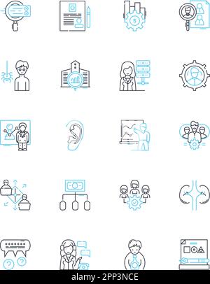 Lineare Symbole für Gerechtigkeit festgelegt. Gerechtigkeit ...