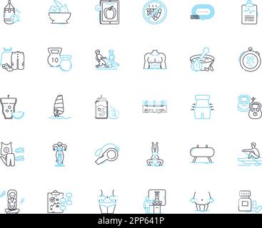 Führen Sie die lineare Symbolgruppe Sprints aus. Geschwindigkeit ...