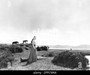 Sarah Miles, Christopher Jones, am Set des britischen Films, "Ryans ...