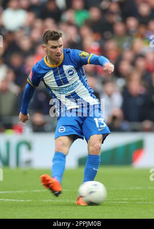 Pascal Grob von Brighton & Hove Albion feiert sein Tor vom ...