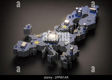 Halbleiterindustrie in der EU, Herstellung von Computerchips und ...