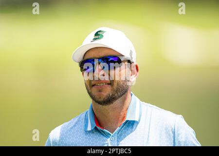 Dean Burmester of Stinger GC seen on the driving range during the final ...