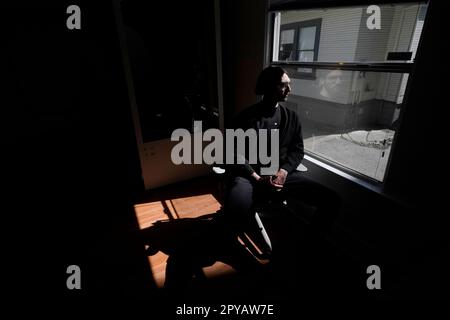 Aidan Gomez, co-founder and CEO of Cohere, is photographed at an office ...