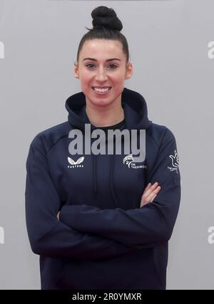 Bianca Cook posiert an einem Medientag im National Taekwondo Centre ...