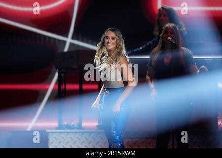 Lainey Wilson performs "Grease" at the 58th annual Academy of Country ...