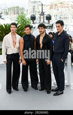 Italien. 17. Mai 2023. George Steane, Jason Fernández, Ethan Hawke ...