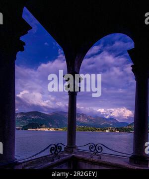 Blick in Richtung Bellagio und Comer See vom Mount Crocione. Tremezzina ...