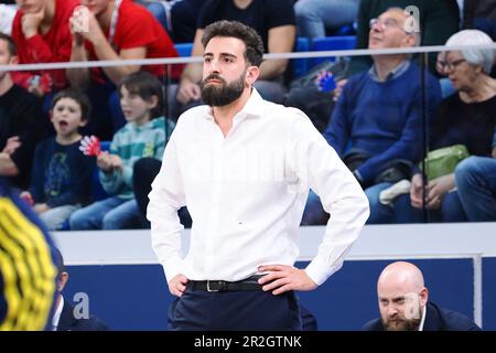 Davide Villa, Coach della Urania Basket Milano beim Wegreenit Urania ...