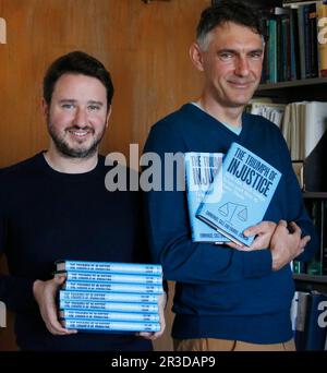 Gabriel Zucman (l to r), Professor of Economics, UC Berkeley, and ...