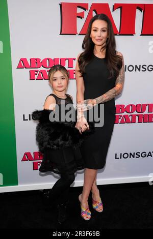 Jenni "JWoww" Farley, left, and Meilani Mathews attend the "About My ...
