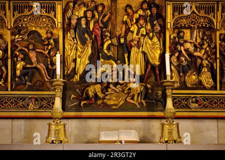 Detail des Retabel des Hochaltar, Marktkirche St. Georgii et Jacobi, Landeshauptstadt Hannover ...