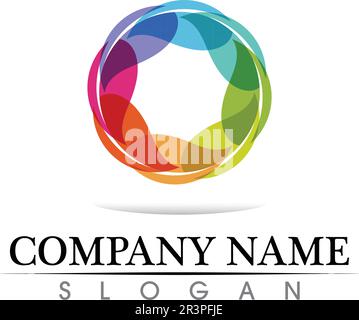 Technik Kreis Logo und Symbole Vektor Stock-Vektorgrafik - Alamy