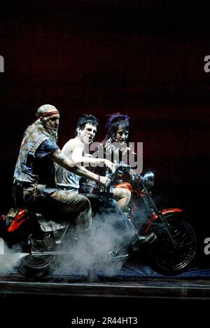 l-r: Hannah Jane Fox (Scaramouche), Tony Vincent (Galileo), Nigel ...