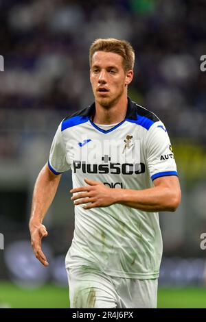 Mario Pasalic von Atalanta wurde während des Fußballspiels der UEFA ...