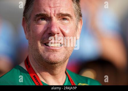 Matthew Benham, Inhaber von Brentford, nach dem Spiel der Premier ...