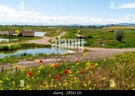 Der Rote Fluss (Kizilirmak auf Türkisch), einst bekannt als Halys rund ...