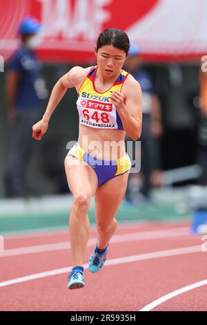 Osaka, Japan. 1. Juni 2023. Shieriai Tsuda Athletics : das Japan Track & Field National ...