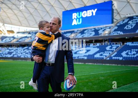 Rugby Australia's new Chief Executive Phil Waugh poses for a portrait ...