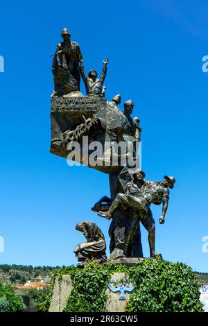 Eine Statue im Memorial Park in Eceabat in Turkiye des osmanischen ...