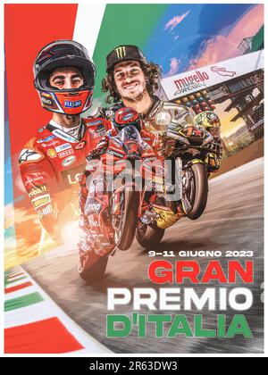 Der italienische MotoGP-Fahrer Pecco Francesco Bagnaia aus Ducati ...