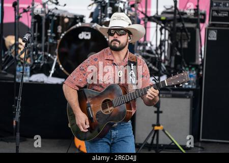 Ian Munsick performs during the 2023 CMA Fest on Thursday, June 8, 2023 ...