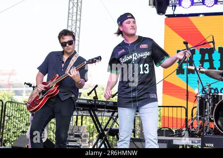Graham Barham performs during the 2023 CMA Fest on Friday, June 9, 2023 ...