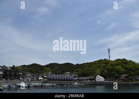 An artwork "Naoshima Pavilion" created by a Japanese architect Sousuke ...